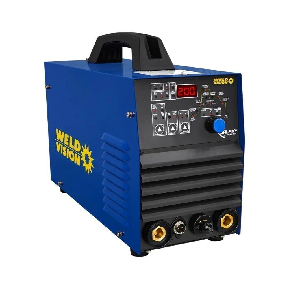 Máquina de Solda TIG Galaxy AC/DC 200 Weld Vision – Parafer